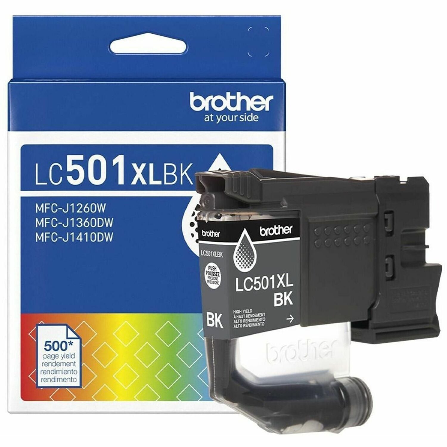 LC501XLBKS Brother Original High (XL) Yield Inkjet Ink Cartridge - Bla